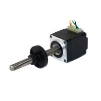 China 2mm Threaded Rod Nema 8 Linear Stepper Motor 25/30mm Length 0.4/0.5A for Manufacturing for sale