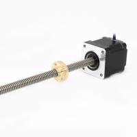 China 1A Rated Current Nema 14 Stepper Motor with 35mm Hybrid Micro Trapezoidal Threaded Rod for sale