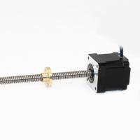 China 1A Rated Current Nema 14 Stepper Motor with 35mm Hybrid Micro Trapezoidal Threaded Rod for sale