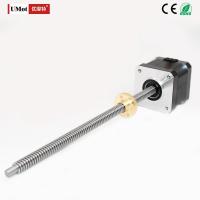 China Hybrid Nema 17 Linear Lead Screw Stepper Motor with 380/320/400/520mN.m Holding Torque for sale