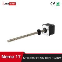 China 42mm Nema 17 Trapezoidal Thread Rod Linear Motion Actuator for Precision Control for sale