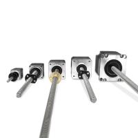 China Hybrid Nema 8 11 14 17 23 Linear Actuator Stepper Motor for Drive Pump Actuator for sale