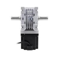 China 80mm Motor Length Hollow Single Shaft Nema 34 Stepper Motor Worm Gear Reducer With Encoder for sale