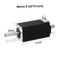 China Hybrid Stepper Motor With Double Hollow Shaft and Rated Current of 0.8/0.67/1.0/1.68/2.8A for sale