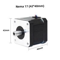 China Hybrid Stepper Motor With Double Hollow Shaft and Rated Current of 0.8/0.67/1.0/1.68/2.8A for sale