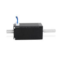 China Nema 8 Micro Double Hollow Shaft Stepper Motor With Length 41mm and Holding Torque 30mN.m for sale