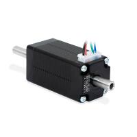 China Nema 8 Micro Double Hollow Shaft Stepper Motor With Length 41mm and Holding Torque 30mN.m for sale