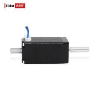 China Compact 0.1kg Nema 8 Micro Hollow Shaft Stepper Motor with 20mm Front Shaft and Hole for sale