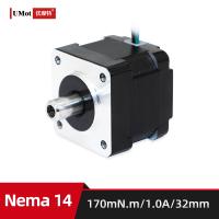 China Rated Current 1.0A Nema 8 Spining Rotary Actuator Stepping Motor for Glue Machine for sale