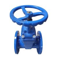 China BS5163 Non Rising Stem Soft Seated Gate Valves Handwheel / Square Cap / Gearbox for sale