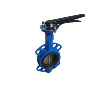 China Seris 13 Wafer Type DI Butterfly Valve Lever Opreation for sale