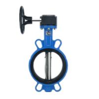 China Seris 13 Wafer Type DI Butterfly Valve Lever Opreation for sale