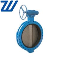 China Ductile Iron Butterfly Valve Gearbox/Lever Operation Flange End for sale