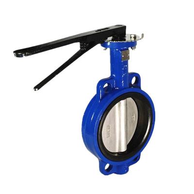 China Ductile Iron Butterfly Valve Lever Operation Wafer Type for sale