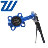 China Wafer Type Ductile Iron Butterfly Valve Lever Operation for sale