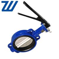 China Wafer Type Ductile Iron Butterfly Valve Lever Operation for sale