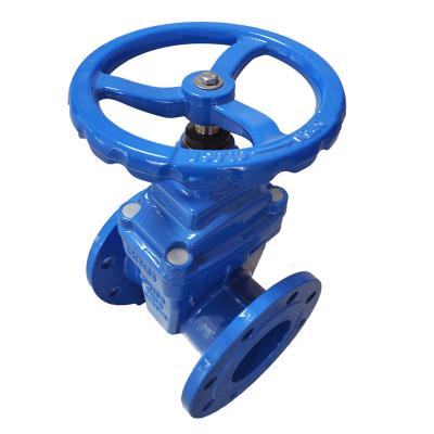 China Ductile Iron Non Rising Spindle Resilient Seated Gate Valve ACS / CE Flange End for sale