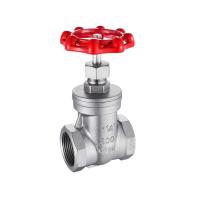 China Threaded End Non Rising Stem Resilient Seated Gate Valve Stainless Steel for sale