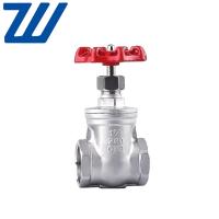 China Small Size Threaded End Stainless Steel Gate Valve Handwheel Power for sale