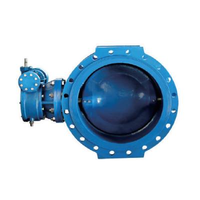 China Flanged End Double Eccentric DI Butterfly Valve 100mm for sale