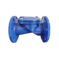 China 4 inch Rubber Seated Water Check Valve Swing Type Non Return Valve for sale