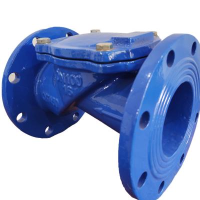 China 4 inch Rubber Seated Water Check Valve Swing Type Non Return Valve for sale