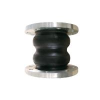 China NBR EPDM Double Sphere Flanged Rubber Bellows Expansion Joint for sale