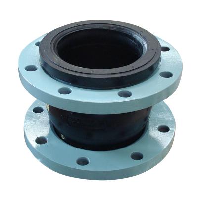 China NBR EPDM Water Pipe Fittings Flanged Rubber Expansion Joint PN10 / PN16 for sale