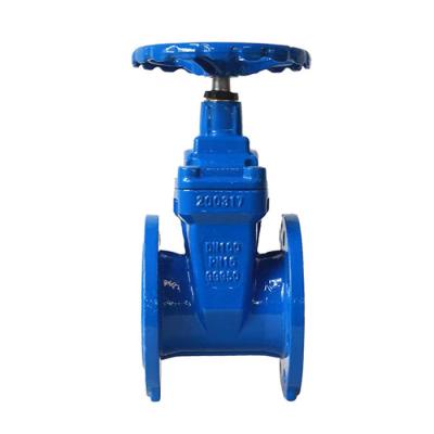 China Flange Type Soft Seated Water Gate Valves Rubber Wedge Gate Valve for sale