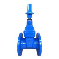 China Flange Type Soft Seated Water Gate Valves Rubber Wedge Gate Valve for sale