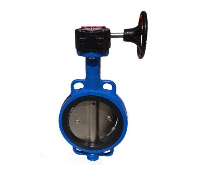 China ISO 5211 Wafer Type DI Butterfly Valve Resilient Seat for sale