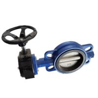 China ISO 5211 Wafer Type DI Butterfly Valve Resilient Seat for sale
