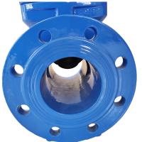 China 5 inch Flanged Rubber Wedge Gate Valve Wras Approved for sale