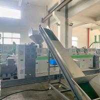 China Lvdao LDK series 140mm 38CrMoAl screw granules making machine LDPE HDPE plastic cutting pelletizing machine for sale