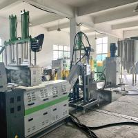 China Lvdao LDK series 140mm 38CrMoAl screw granules making machine LDPE HDPE plastic cutting pelletizing machine for sale