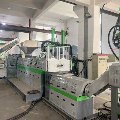 China Water Ring Hot Cutting Customized PE Recycling Machine For Plastic Pelletizing for sale