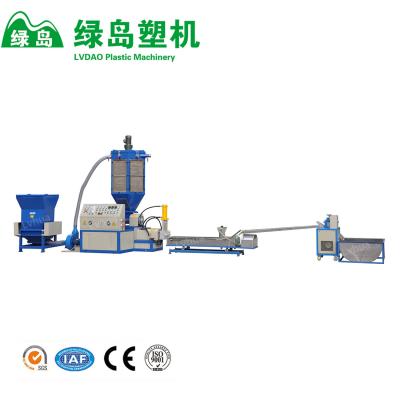 China 250mm Screw Plastic Recycling Machine EPS XPS Foam Material Double Stages for sale