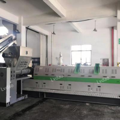 China LDS Series Film Side Feeder Recycling Line Plastic Granulating Machine for sale