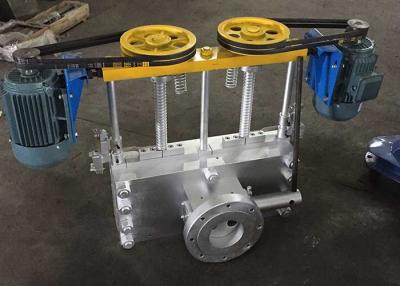 China Screw dia 140 double motor mould head filter area 250*250mm for sale