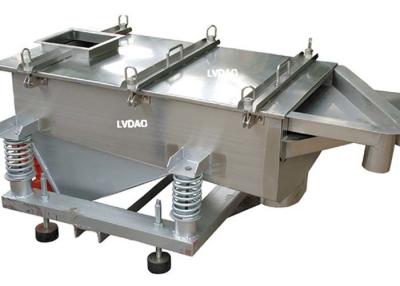 China 0.2×2kw Vibrating Sieve Machine Upside Outlet Height 740mm For Plastic Recycling for sale