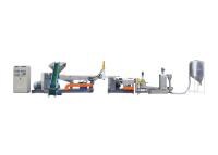 China HDPE water ring hot cutter pelletizing line LDK 180-200kg/h output 55-22kw power for sale