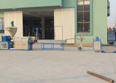 China PVC Plastic Recycling Equipment Conical Twin Screw Extrusion Pelletizing Line Durable for sale