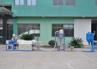 China Long dia ratio 110mm PVC single screw extruder and pelletizing line power 45-18.5kw for sale