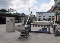 China Screw dia 80mm 100mm PVC single screw exttrusion and pelletizing line LDP power 22-11kw for sale