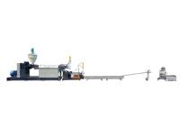 China Double Stage Plastic Recycling Equipment ABS PE PP LDD 73 R/Min Max Output 450kg/H for sale