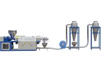 China Screw 65 Mm Plastic Waste Recycling Machine , 50-80 Output Polypropylene Recycling Machine for sale