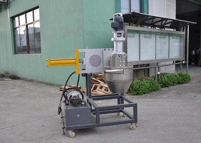 China PE plastic hydraulic water ring screen changer 1.5kw motor filter area 180*180mm for sale