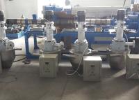 China PE plastic hydraulic water ring screen changer 1.5kw motor filter area 180*180mm for sale