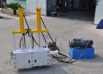 China 250*250 Double Hydraulic Screen Changer Double Filter Nonstop Plates Industrial for sale