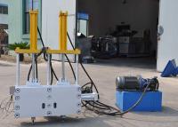 China Double Hydraulic Plastic Screen Changer 240*240 Slide Plate With Air Venting System for sale